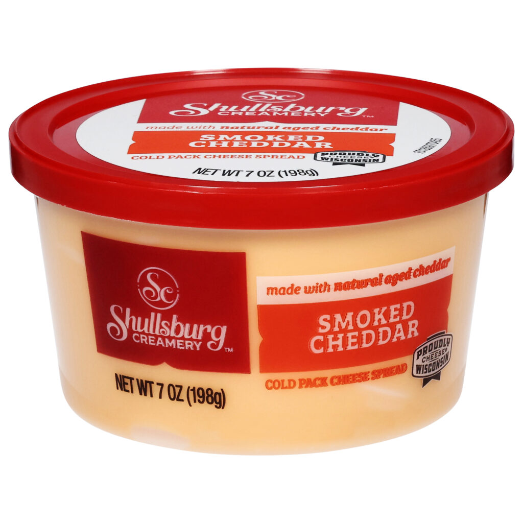 Smoked Cheddar Cold Pack 7 oz. - Shullsburg Creamery